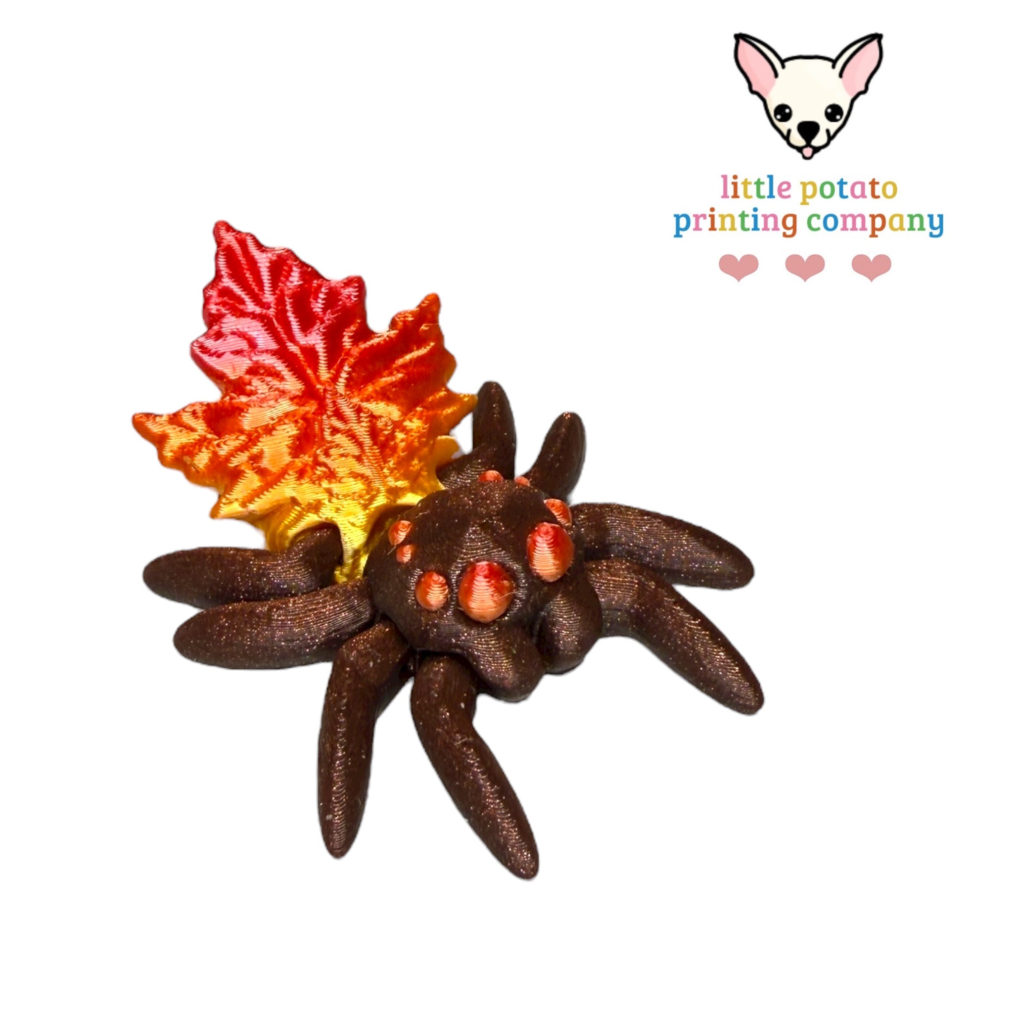 Mini Autumn Leaf Spider MMU (Cinderwing3D) – Little Potato Printing Company